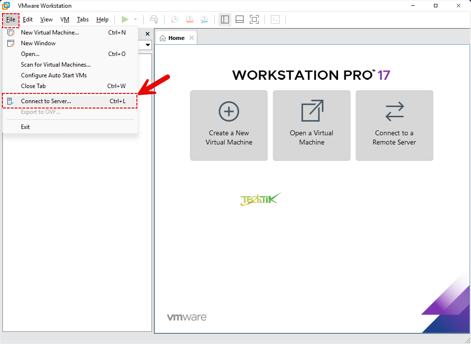 Export ماشین مجازی ESXI با استفاده از VMware Workstation - مدیریت منیج سرور ثبت دامنه